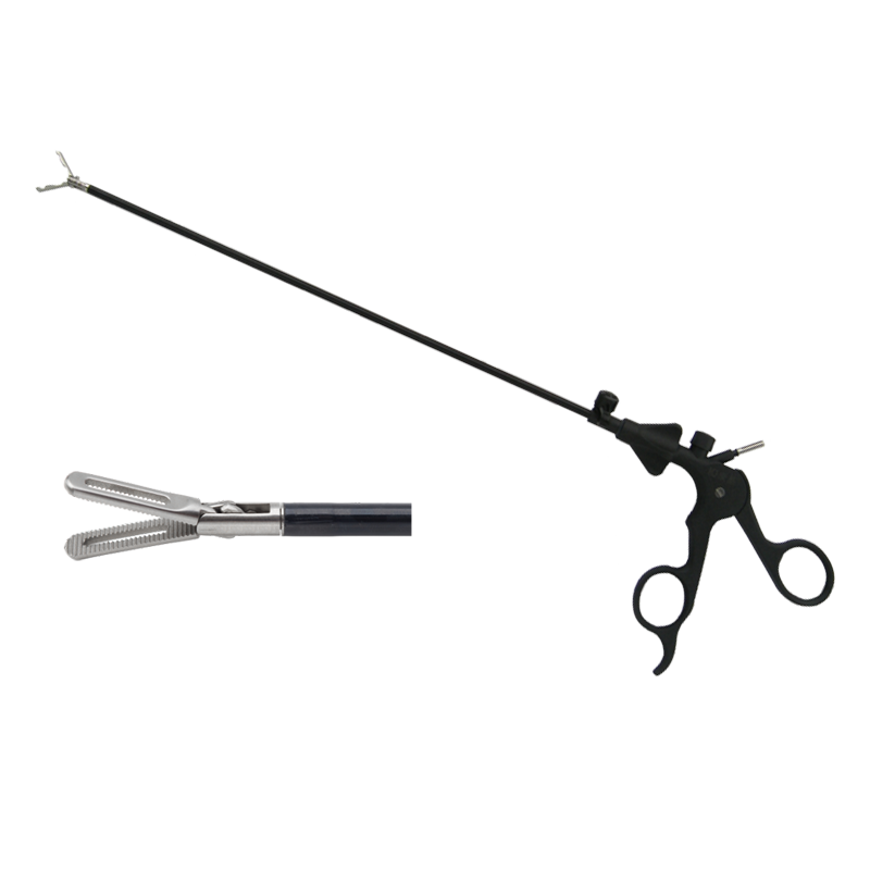 Laparoscopic surgical instrument grasping forceps with non-invasive ...