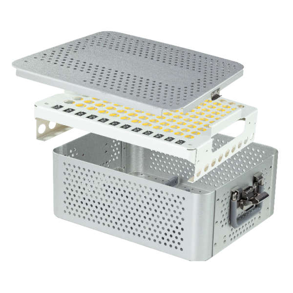 Orthopedic screw box/OEM customized instrument box/sterilized screw box